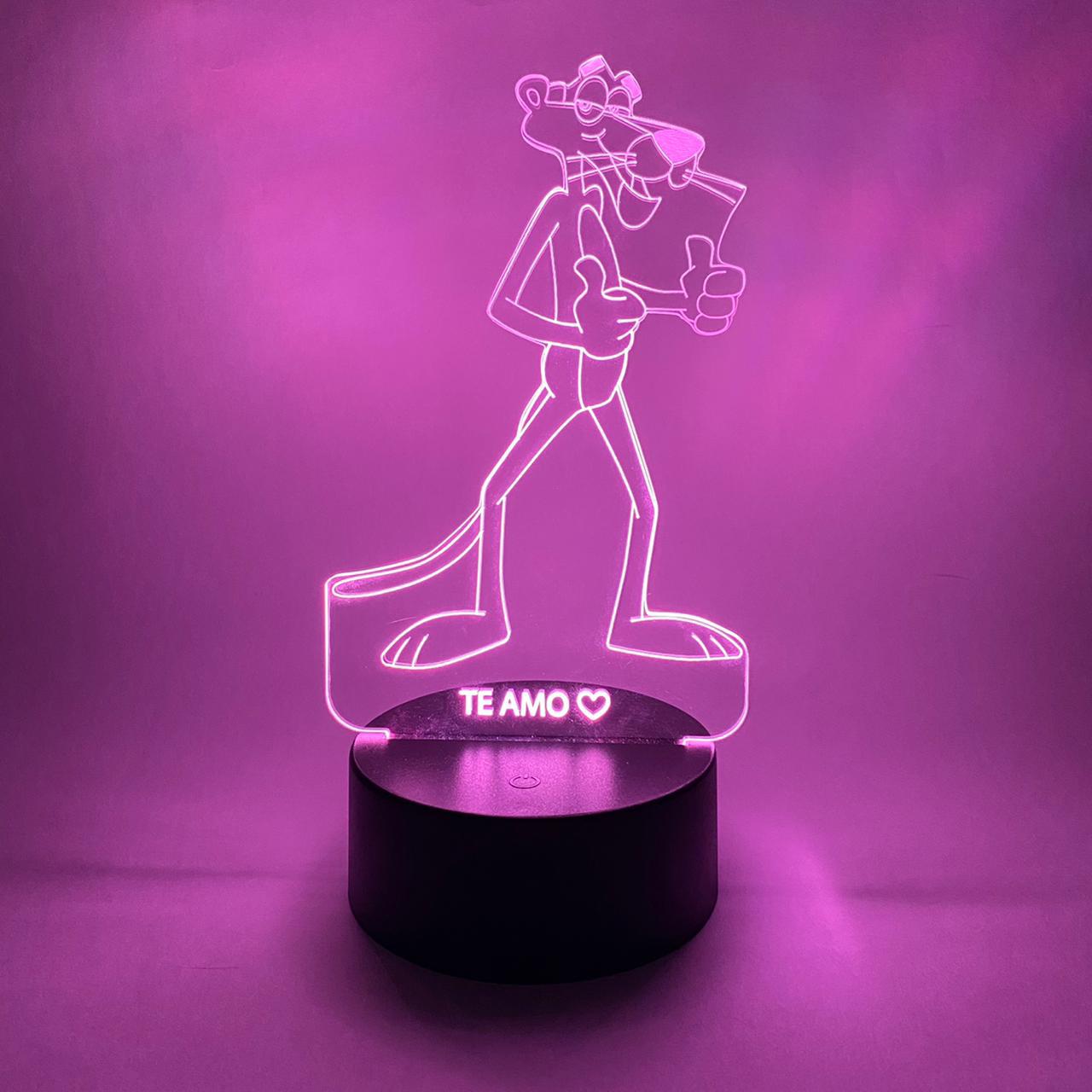 Lámpara Pantera Rosa